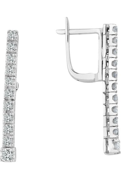 İryum Pırlanta Suyolu Küpe Pkp066