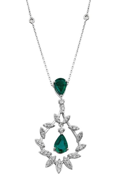 İryum Zümrüt Hürrem Kolye Pn007