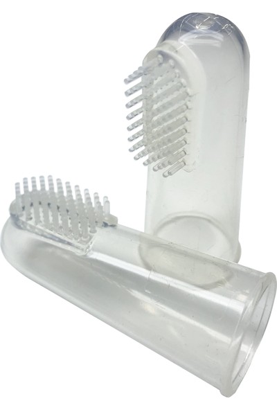 Nenedent Silikon Diş Kaşıyıcı Parmak Fırça - 2 Adet