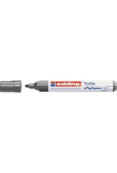 Edding 4500 Tekstil Kumaş Boyama Kalemi Grey Edding 4500 Tekstil Kumaş Boyama Kalemi Grey