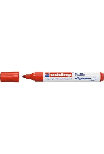 Edding 4500 Tekstil Kumaş Boyama Kalemi Red Edding 4500 Tekstil Kumaş Boyama Kalemi Red