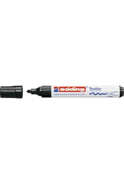 Edding 4500 Tekstil Kumaş Boyama Kalemi Black Edding 4500 Tekstil Kumaş Boyama Kalemi Black