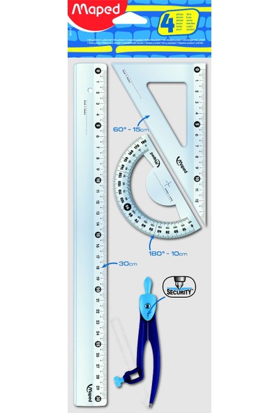 Maped Çizim Seti Pergelli Start 30Cm 4Lü 899218 Maped Çizim Seti Pergelli Start 30Cm 4Lü 899218