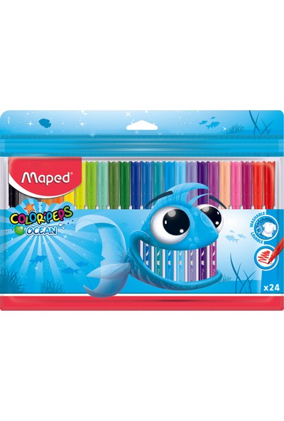 Maped Ocean Keçeli Kalem 24 Lü 845722