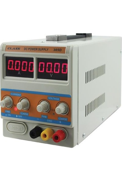 Class 305D Dc Güç Kaynağı 0-30V 0-5A Ayarlı Güç Kaynağı