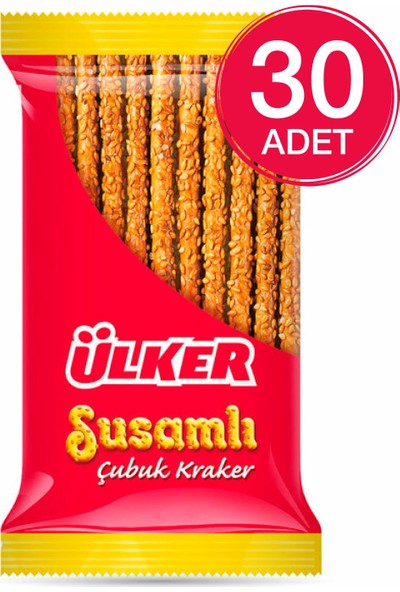 Ülker Susamlı Çubuk Kraker 40 gr x 30 Adet Ülker Susamlı Çubuk Kraker 40 gr x 30 Adet