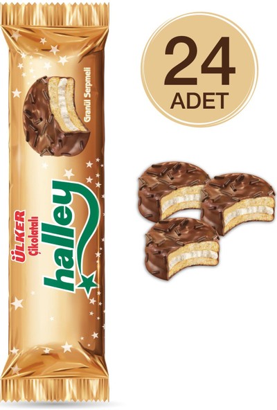 Ülker Halley Atıştırmalık Granül Bisküvi 66 gr x 24'lü