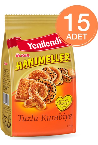 Ülker Hanımeller Tuzlu Kurabiye 170 gr 15'li