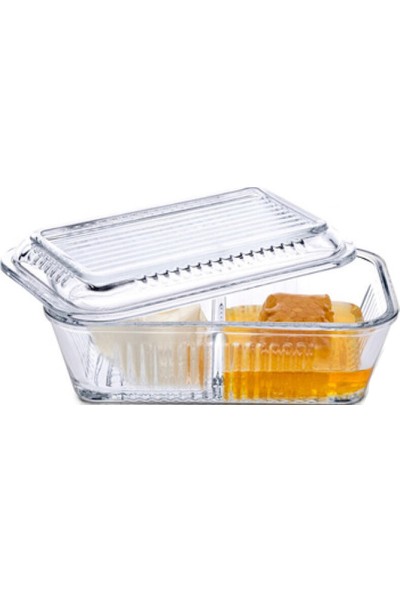 Paşabahçe Bölmeli Saklama Kabı Reçellik Ballık Paşabahçe Bölmeli Saklama Kabı Reçellik Ballık