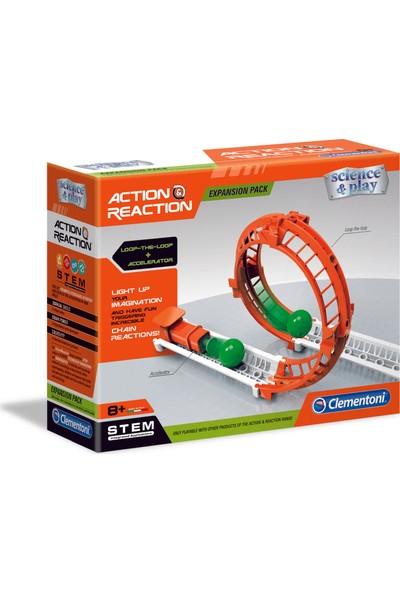 Clementoni Action & Reaction - Hızlandırıcı ve Çember Clementoni Action & Reaction - Hızlandırıcı ve Çember