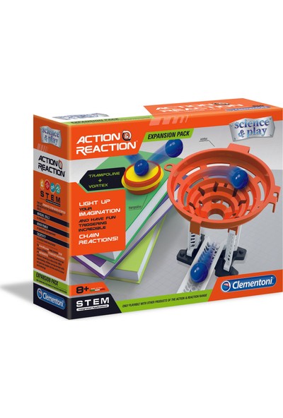 Clementoni Action & Reaction - Trambolin ve Girdap Clementoni Action & Reaction - Trambolin ve Girdap