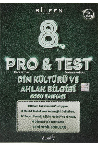 Bilfen Yayıncılık 8. Sınıf Pro&Test Din Kültürü Ve Ahlak Bilgisi Soru Bankası Bilfen Yayıncılık 8. Sınıf Pro&Test Din Kültürü Ve Ahlak Bilgisi Soru Bankası