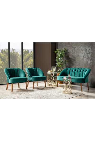 Cadde Yıldız Roselin Yeşil Çay Seti