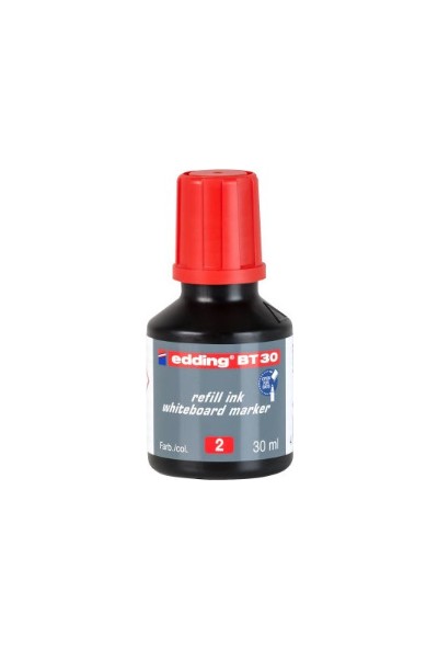 Edding Beyaz Tahta Mürekkebi 30 Ml E-Bt30 Kırmızı