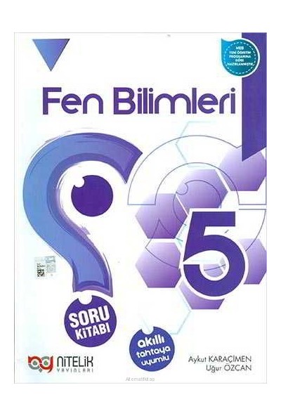 Nitelik Yayınları 5. Sınıf Fen Bilimleri Soru Kitabı