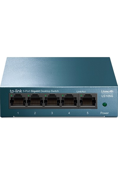 TP-Link LS105G 5-Port 10/100/1000Mbps Masaüstü Switch TP-Link LS105G 5-Port 10/100/1000Mbps Masaüstü Switch