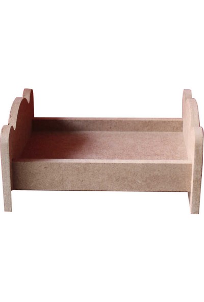 Minyatür Tekli Yatak Ahşap Obje - Kod:çg6