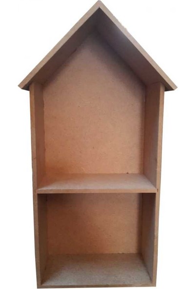 Ev2 Iki Katlı Ev Ahşap Obje - Kod:ev2