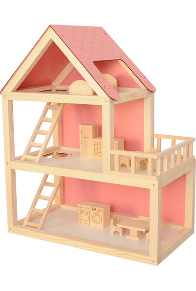 Ağaç Pembe Barbie Ev 68 cm Demonte - KOD:EV13 Ağaç Pembe Barbie Ev 68 cm Demonte - KOD:EV13