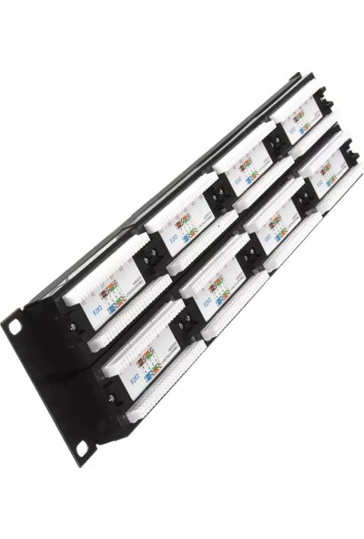 Hq Speed Cat6 48 Port Patch Panel Dolu Hq Speed Cat6 48 Port Patch Panel Dolu
