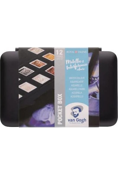 Talens Van Gogh Metalik Suluboya Seti 12'li Talens Van Gogh Metalik Suluboya Seti 12'li