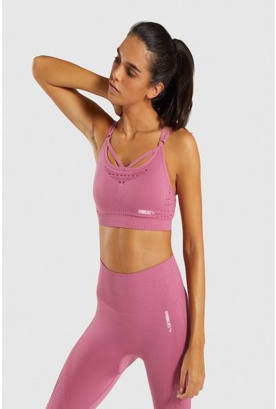 Gymwolves Dikişsiz Spor Sütyeni Pink Seamles Bras Motive Serisi Gymwolves Dikişsiz Spor Sütyeni Pink Seamles Bras Motive Serisi