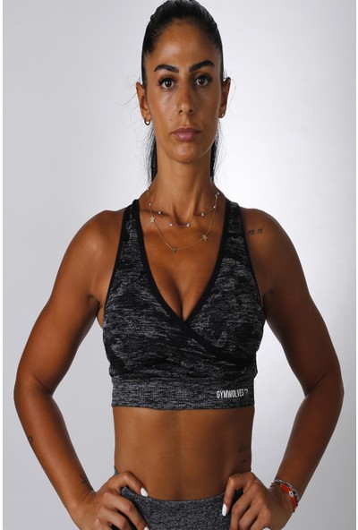 Gymwolves Dikişsiz Spor Sütyeni Black Kamuflaj Desen Seamles Bras Action Serisi Gymwolves Dikişsiz Spor Sütyeni Black Kamuflaj Desen Seamles Bras Action Serisi
