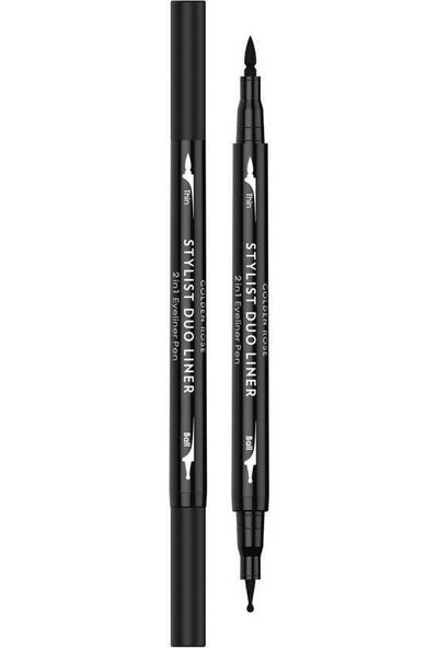 Golden Rose Eyeliner - Gr Stylist Duo Liner (2in1 Eyeliner Pen) Golden Rose Eyeliner - Gr Stylist Duo Liner (2in1 Eyeliner Pen)