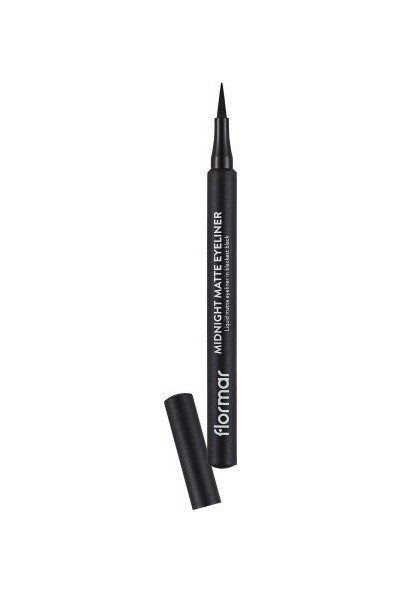 Flormar - Eyeliner Ve Dipliner - Midnight Matte Eyeliner 001 Black 8690604532292 47000023 Flormar - Eyeliner Ve Dipliner - Midnight Matte Eyeliner 001 Black 8690604532292 47000023