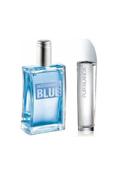 Avon Individual Blue Erkek Parfüm 100 ml ve Avon Pur Blanca Bayan Parfüm 50 ml 2 Li Set Avon Individual Blue Erkek Parfüm 100 ml ve Avon Pur Blanca Bayan Parfüm 50 ml 2 Li Set