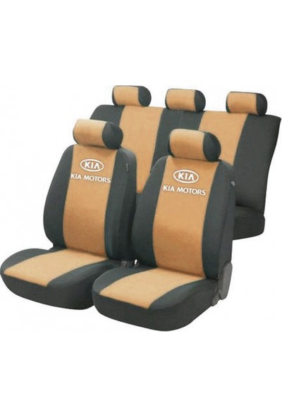 SM Kia Capital Serisi Special Kılıf Ön Ve Arka Koltuk Kılıf Krem