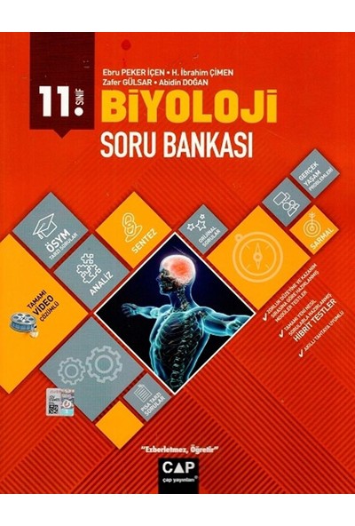 Çap Yayınları 11. Sınıf Anadolu Lisesi Biyoloji Soru Bankası Çap Yayınları 11. Sınıf Anadolu Lisesi Biyoloji Soru Bankası