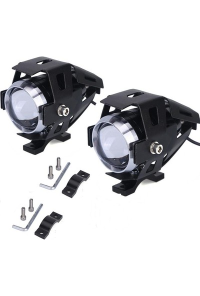 Motosiklet Sis Farı U5 Led 3 Modlu Su Geçirmez Motosiklet Sis Farı U5 Led 3 Modlu Su Geçirmez