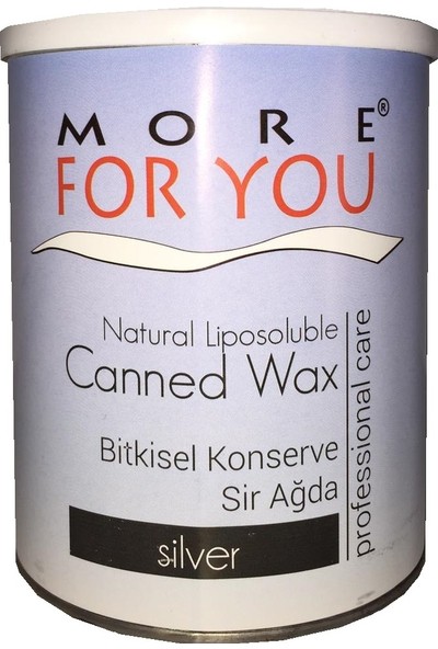 More For You Bitkisel Konserve Ağda 800 ml Silver More For You Bitkisel Konserve Ağda 800 ml Silver