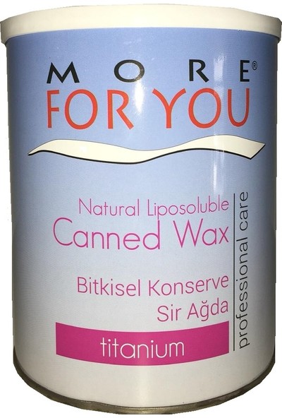 More For You Bitkisel Konserve Ağda 800 ml Titanium