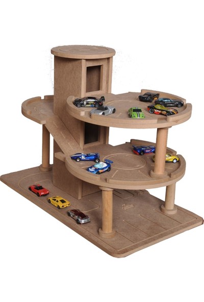 Hedef Hobi Ahşap Katlı Otopark Garage Garaj Hedef Hobi Oyuncak