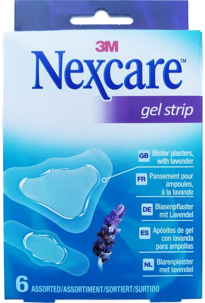 Nexcare Gel Strip Ayak Vuruntularına Karşı Jel Yara Bandı Lavantalı Nexcare Gel Strip Ayak Vuruntularına Karşı Jel Yara Bandı Lavantalı