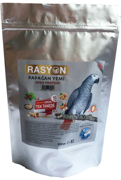 Rasyon High Protein Papağan Yemi 850 g Rasyon High Protein Papağan Yemi 850 g