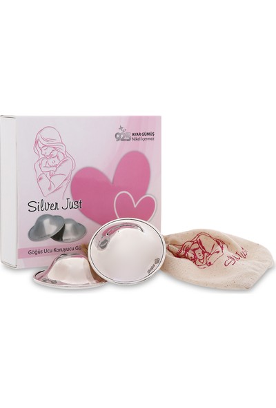 Silver Just 925 Ayar Göğüs Ucu Koruyucu Gümüş Kapak Silver Just 925 Ayar Göğüs Ucu Koruyucu Gümüş Kapak