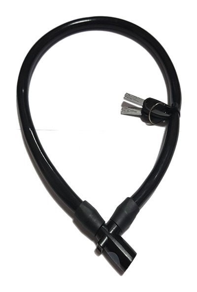 Yale Kablolu Bisiklet Kilidi Siyah