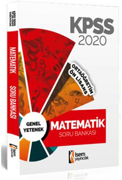 İsem 2020 KPSS Ortaöğretim Ön Lisans Matematik Tamamı Çözümlü Soru Bankası İsem Yayıncılık
