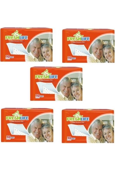 FreshLife Yatak Koruyucu Örtü 60x90cm 150 Adet FreshLife Yatak Koruyucu Örtü 60x90cm 150 Adet