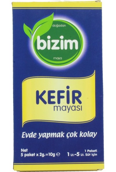 Doğadan Bizim Kefir Mayası 5 x 2 gr Doğadan Bizim Kefir Mayası 5 x 2 gr