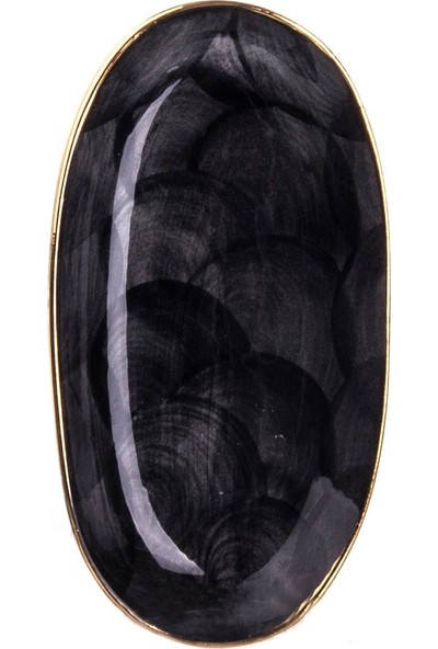 Marianna Bulut Mini Boy Kayık Tabak Siyah