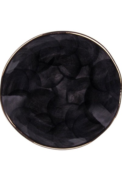 Marianna Bulut Tatlı Tabağı Siyah