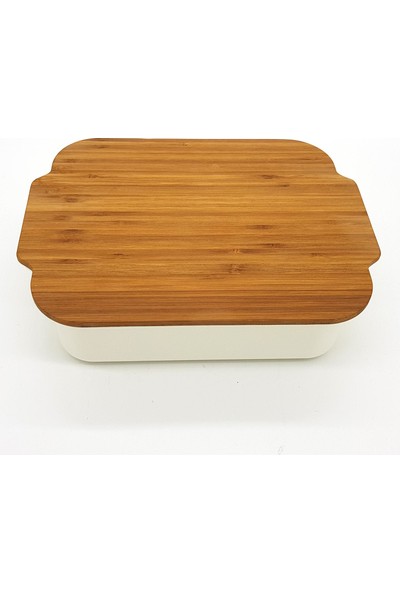 Ultraform Bambu Kapaklı Kahvaltılık Seti Kare Ultraform Bambu Kapaklı Kahvaltılık Seti Kare