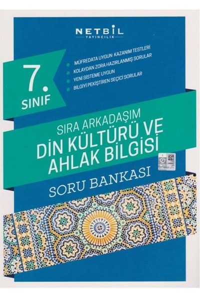 Netbil Yayıncılık 7. Sınıf Din Kültürü ve Ahlak Bilgisi Sıra Arkadaşım Soru Bankası Netbil Yayıncılık 7. Sınıf Din Kültürü ve Ahlak Bilgisi Sıra Arkadaşım Soru Bankası