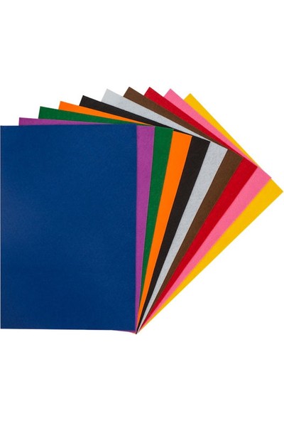 Kraf Kids Yapışkanlı Keçe 20 x 30 cm Karışık 10 Renk Kraf Kids Yapışkanlı Keçe 20 x 30 cm Karışık 10 Renk