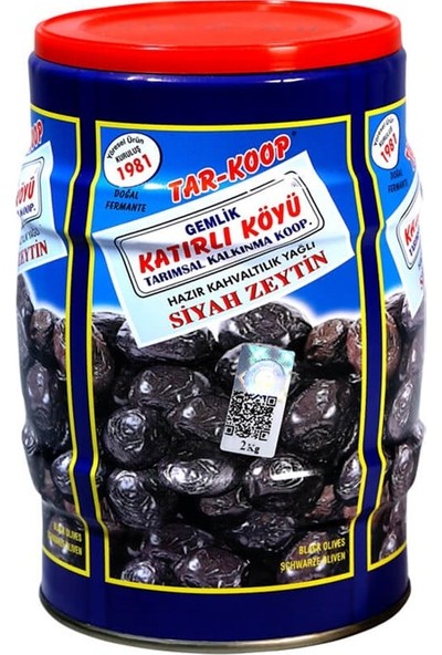 Katırlı Teneke Zeytin 2000 gr