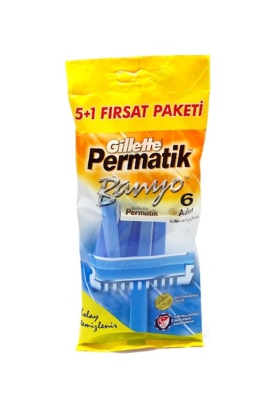 Gillette Permatik Banyo 6'lı